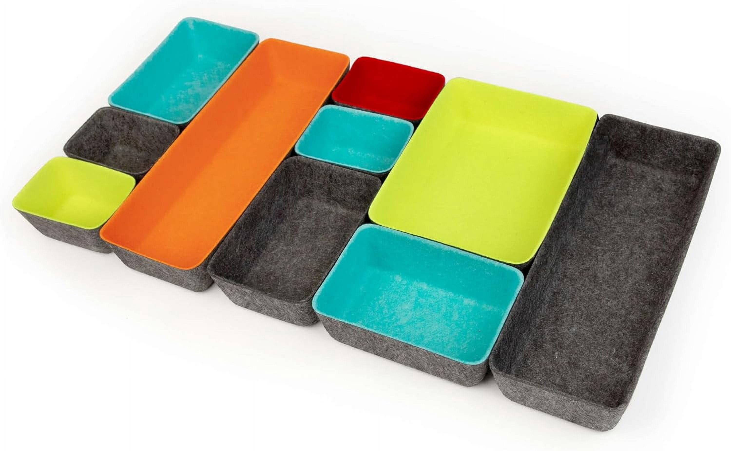 sasyxdc Felt·Like·! Felt Bins for Office Crafts Classroom Living Room ...