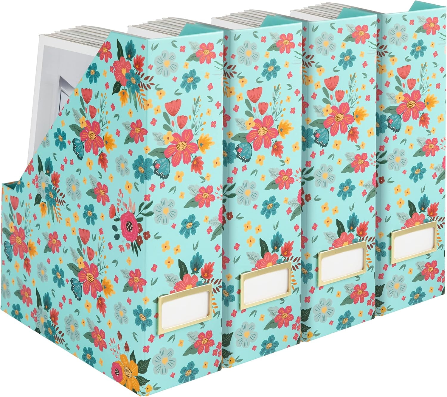 sasyxdc Foldable Magazine Holders in Pastel Stripes \u2013 Sturdy ...