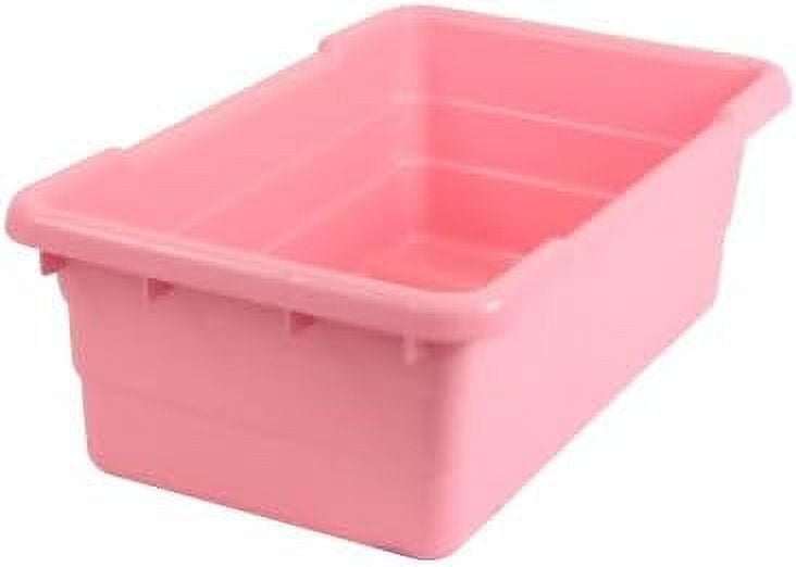 SASYXDC Food Approved Bus Totes/Meat Lug (4 Totes and 4 Frosted Lids ...