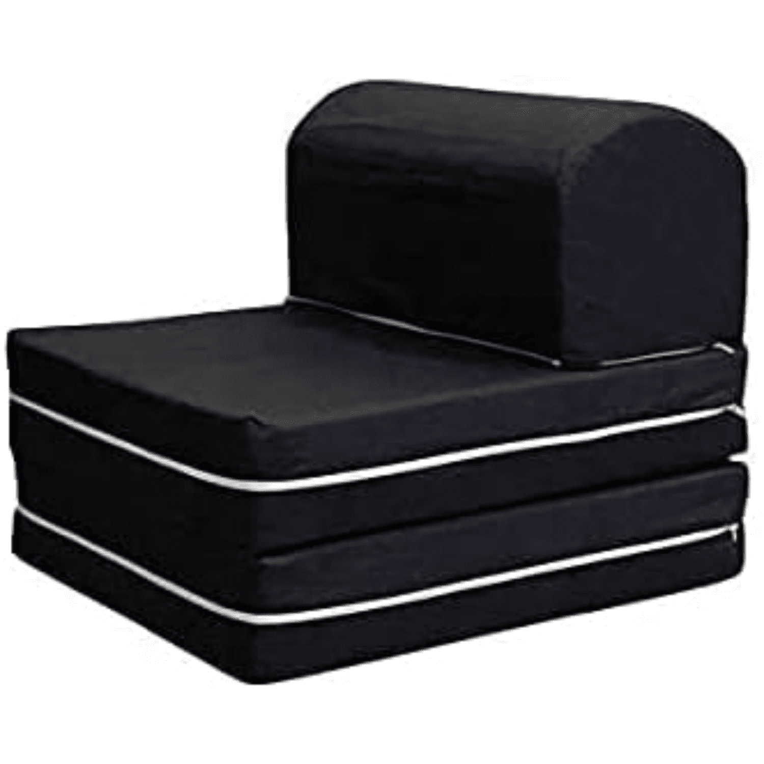 sasyxdc Futon Flip Foam Chair Bed Studio Guest Foldable Chair Beds Foam ...