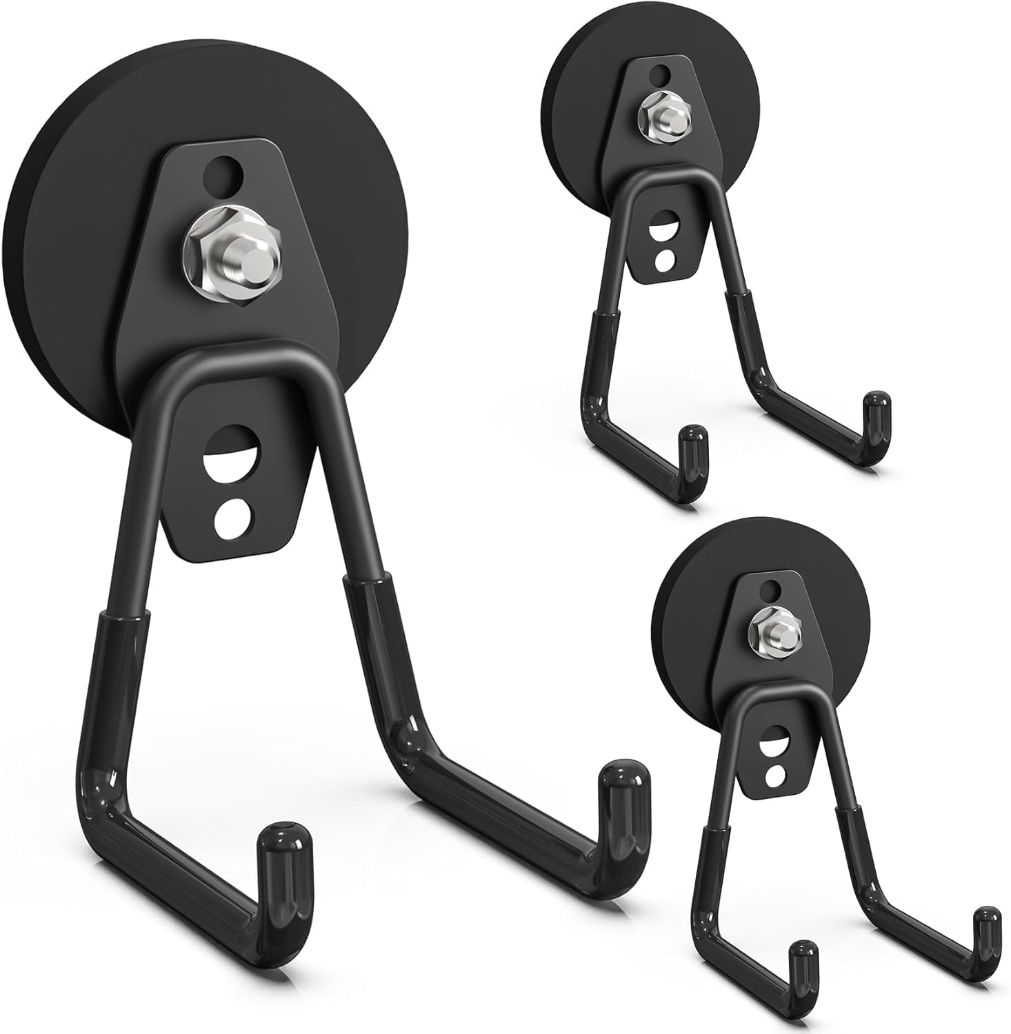 sasyxdc Heavy Duty Storage Magnetic Utility Hooks Large Garage Magnet ...
