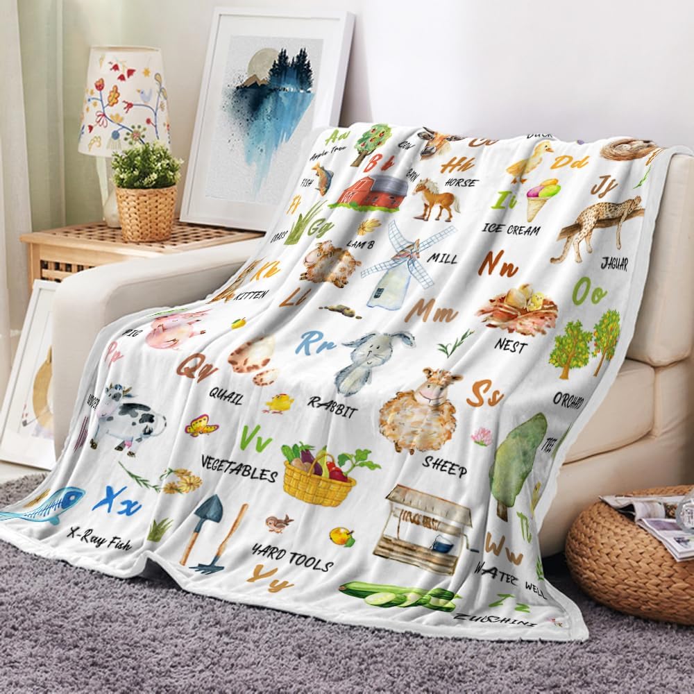 sasyxdc Highland Cow Throw Blankets Farm Animal Highland Cattle Animal ...