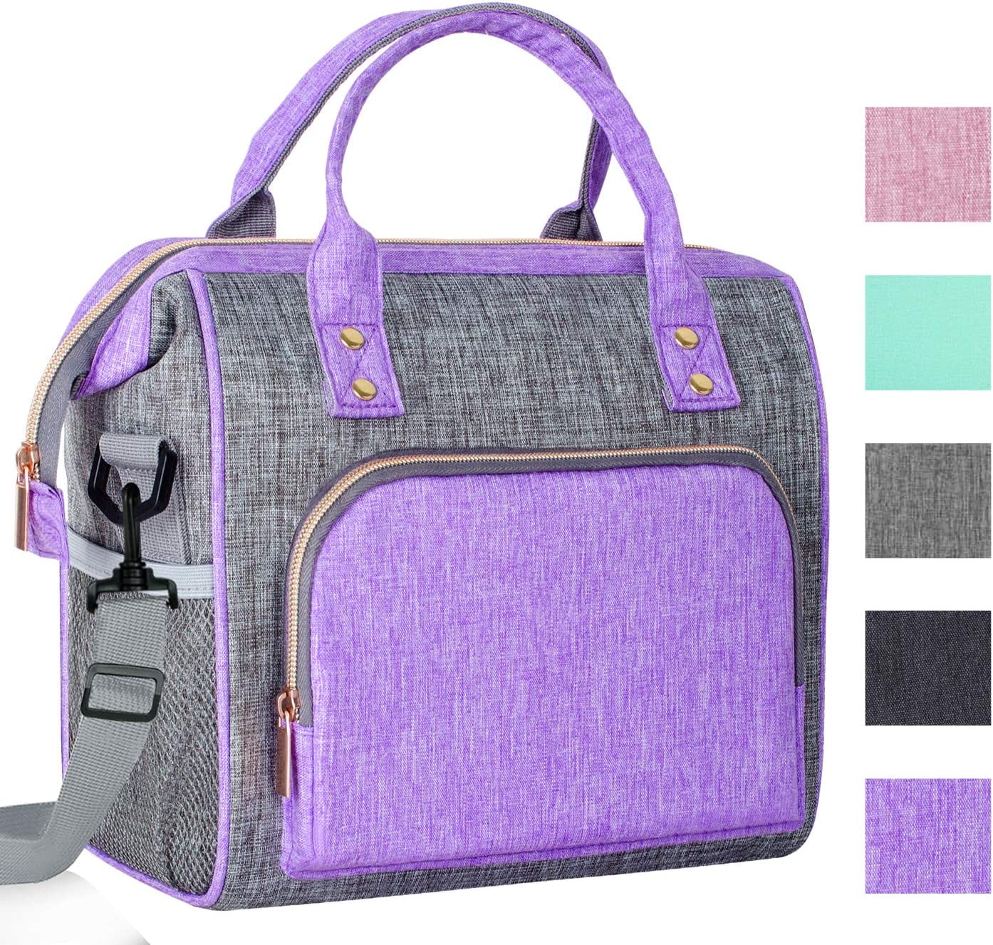 sasyxdc Insulated Lunch Bag Women Leakproof Large Lunch Box Reusable ...