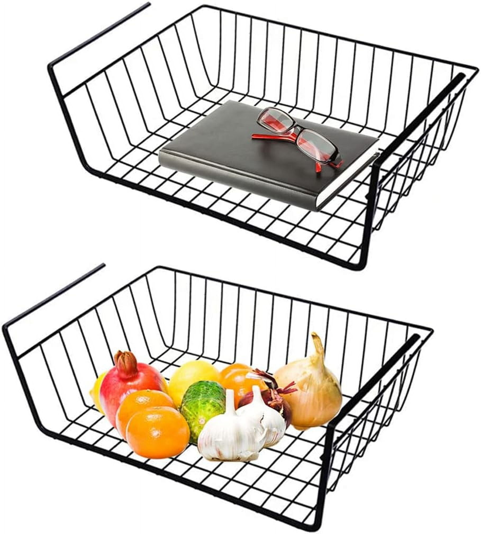 czqnlg JKLCH LTKIF Under Shelf Storage Basket Hanging Shelf Basket ...