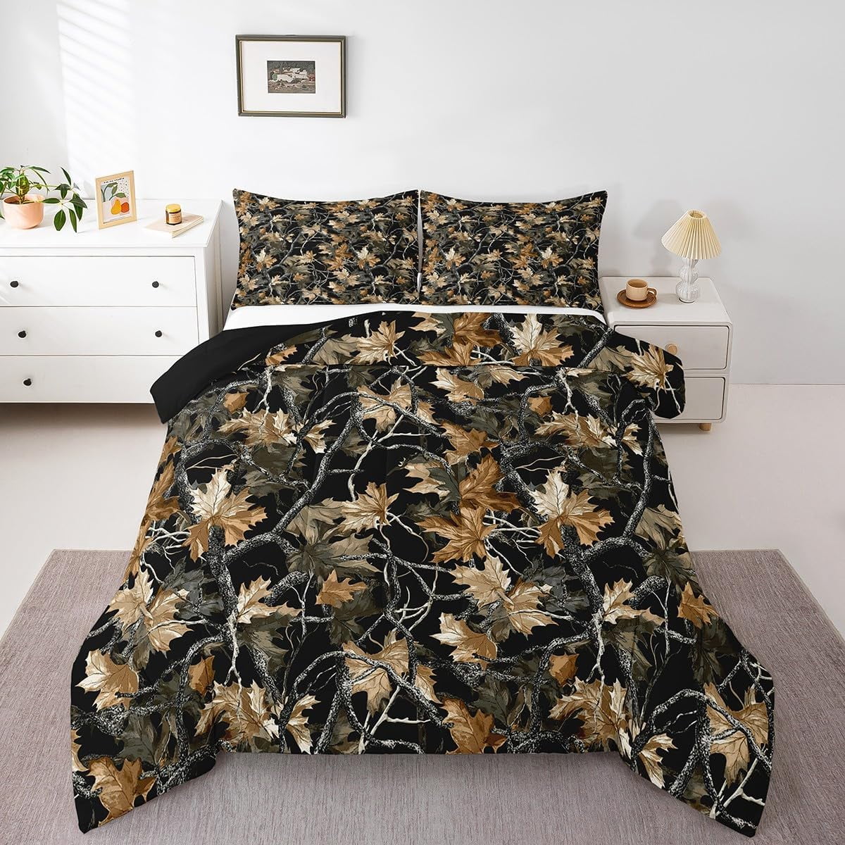 sasyxdc King Size Wolf Comforter Set for Kids 3D Print Wolf Bedding Set ...