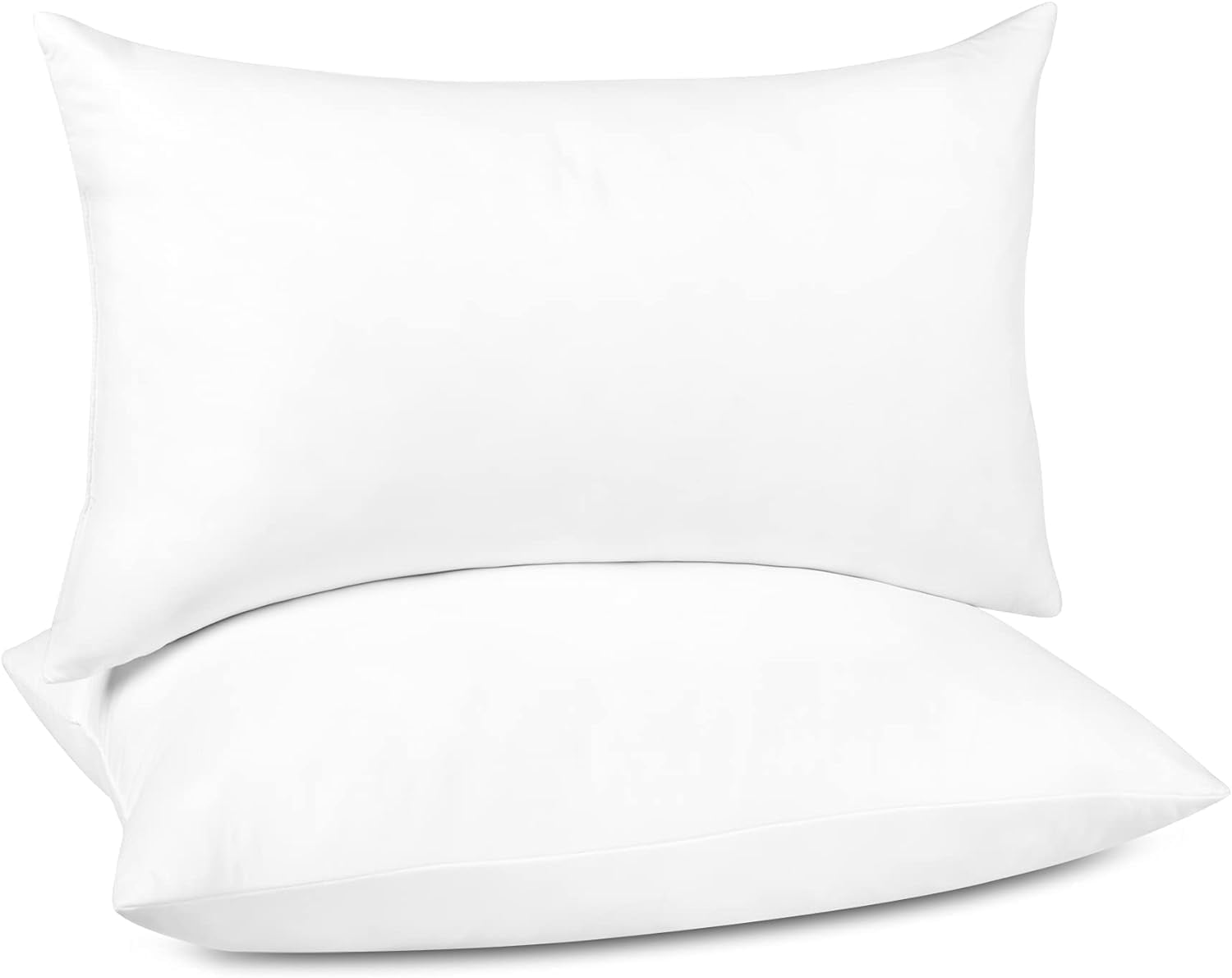 sasyxdc ® Lumbar Pillow Inserts 12 x 20 (Pack of 2 White) Filled with ...