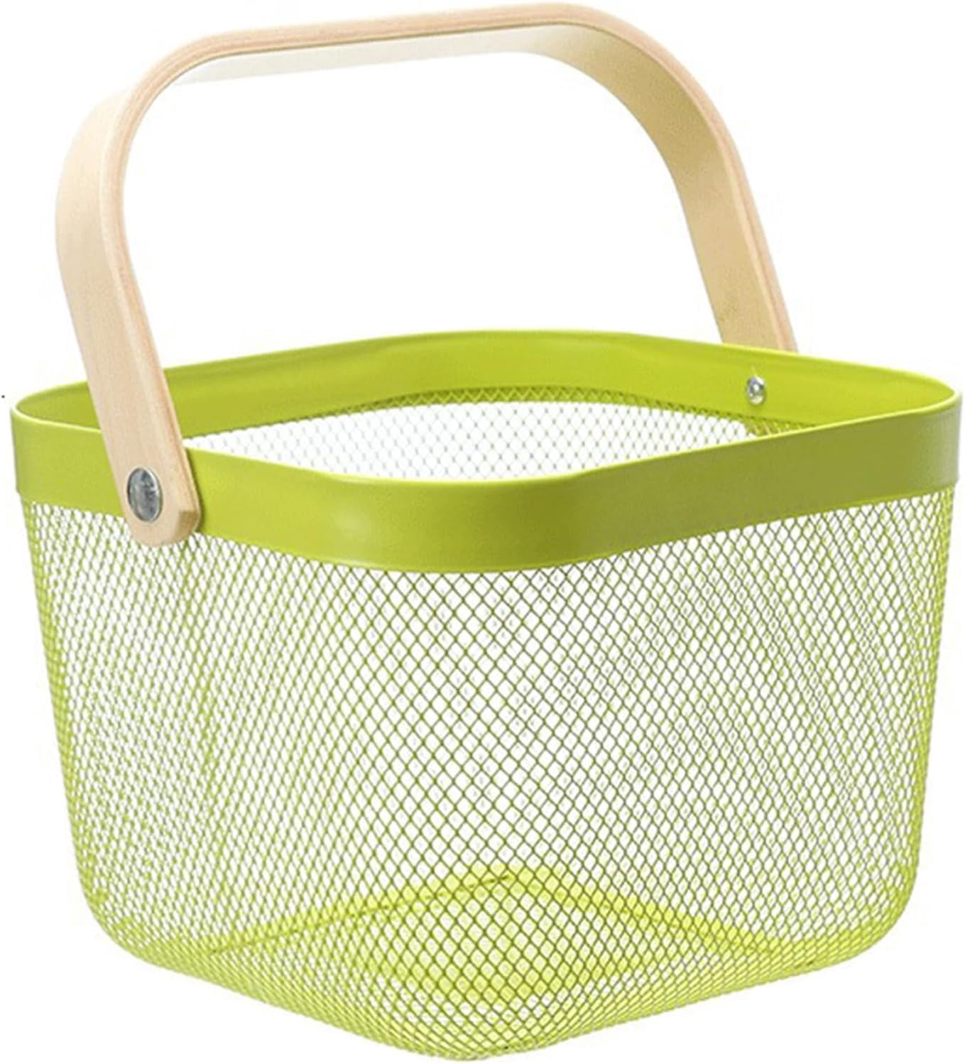 sasyxdc Metal Mesh Steel Basket Storage Organizer Basket Multi ...