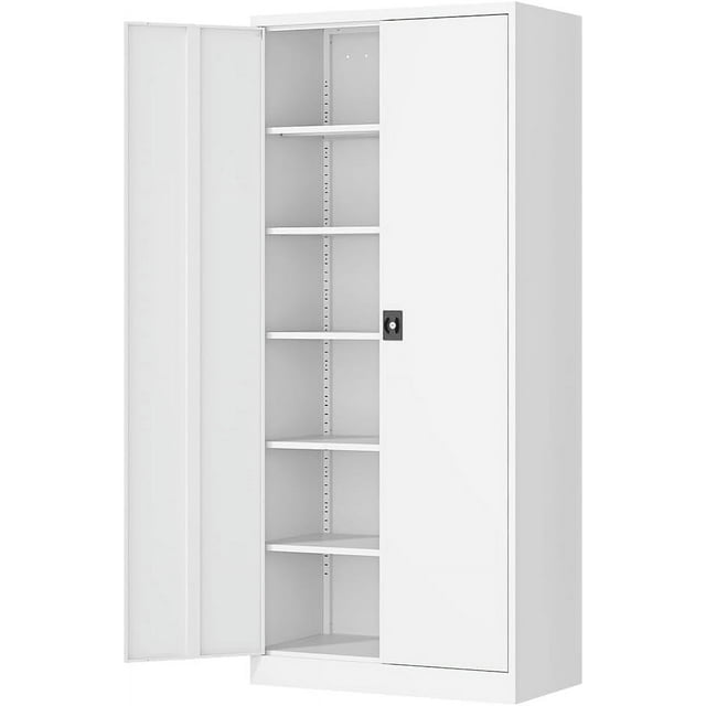 sasyxdc Metal Storage Cabinet-70\u201D Tall Steel File Cabinets with ...