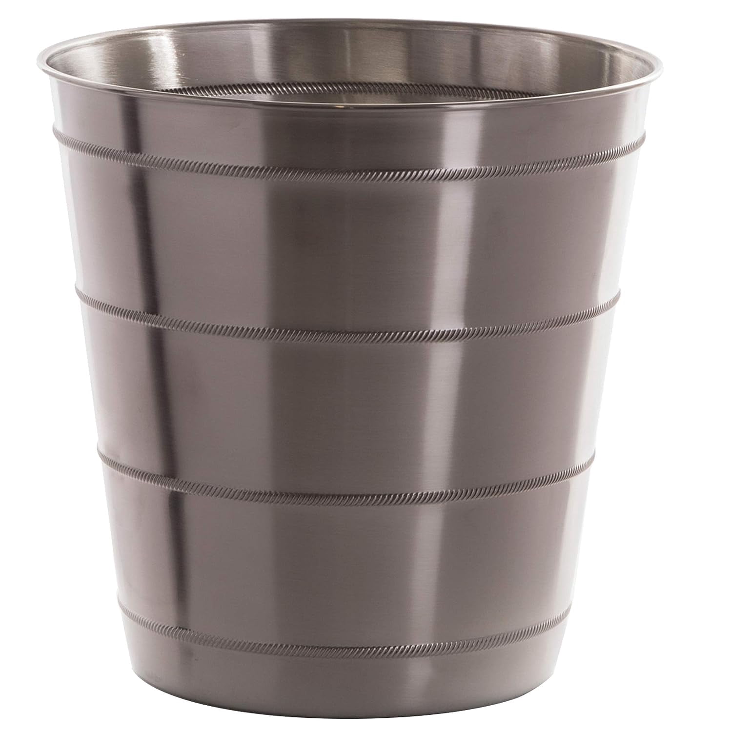 Hltser Metal Waste Basket for Office Bathroom Dorm Kitchen and More ...