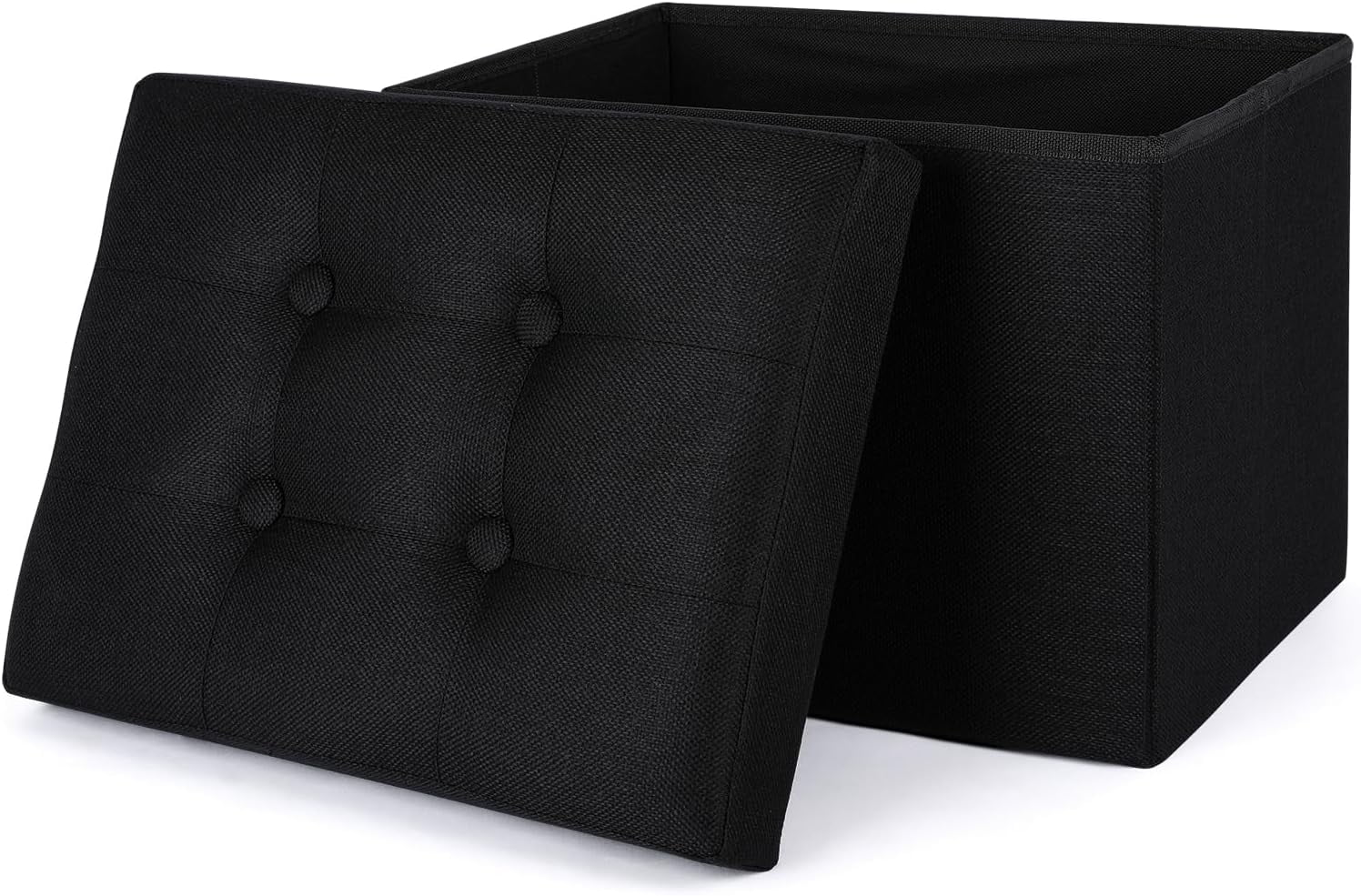 sasyxdc Ottoman Storage Footrest Stool Foldable Storage Ottoman Foot ...