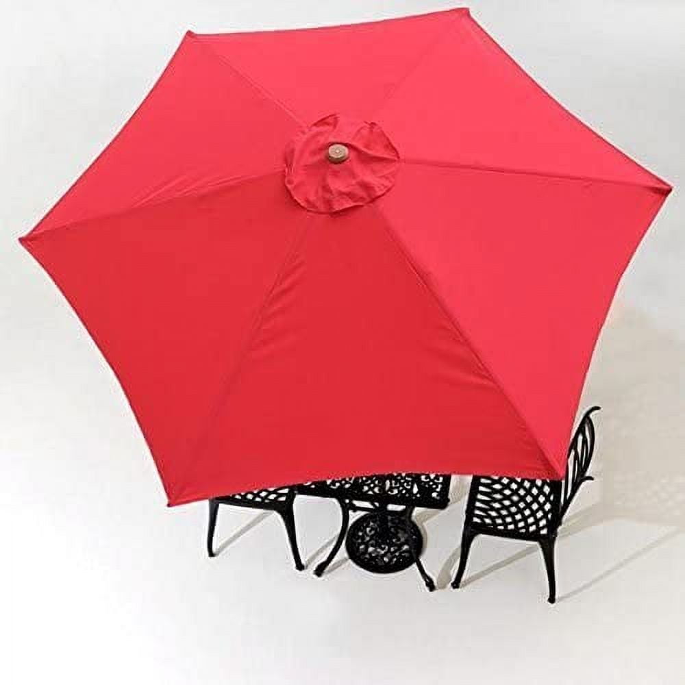 sasyxdc Replacement Canopy for 9ft 6 Ribs RED (Canopy Only) - Walmart.com
