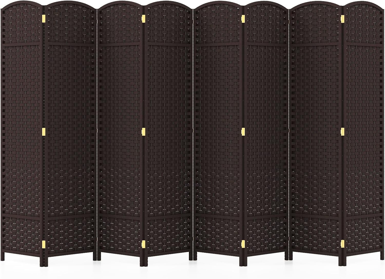 sasyxdc Room Divider 8 Panel 5.6ft Folding Privacy Screen Fully ...