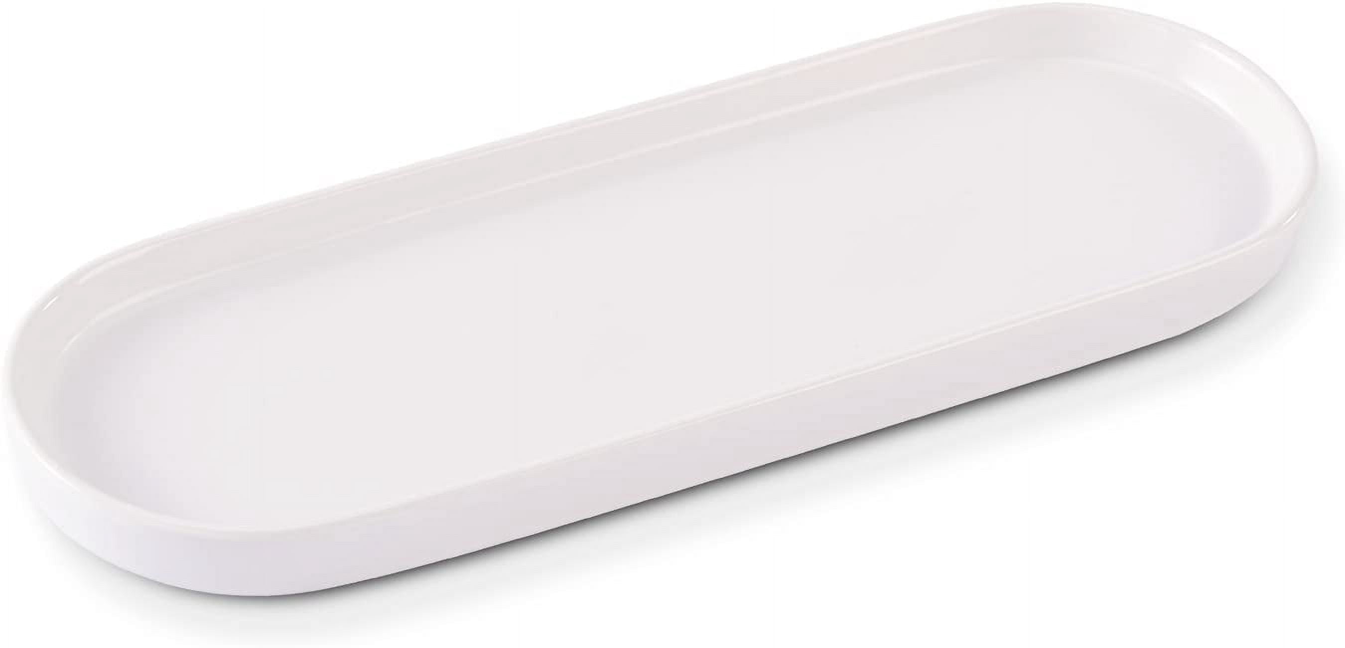 sasyxdc Simple Style Ceramic Sink Tray - Bathroom and Kitchen Cosmetics ...
