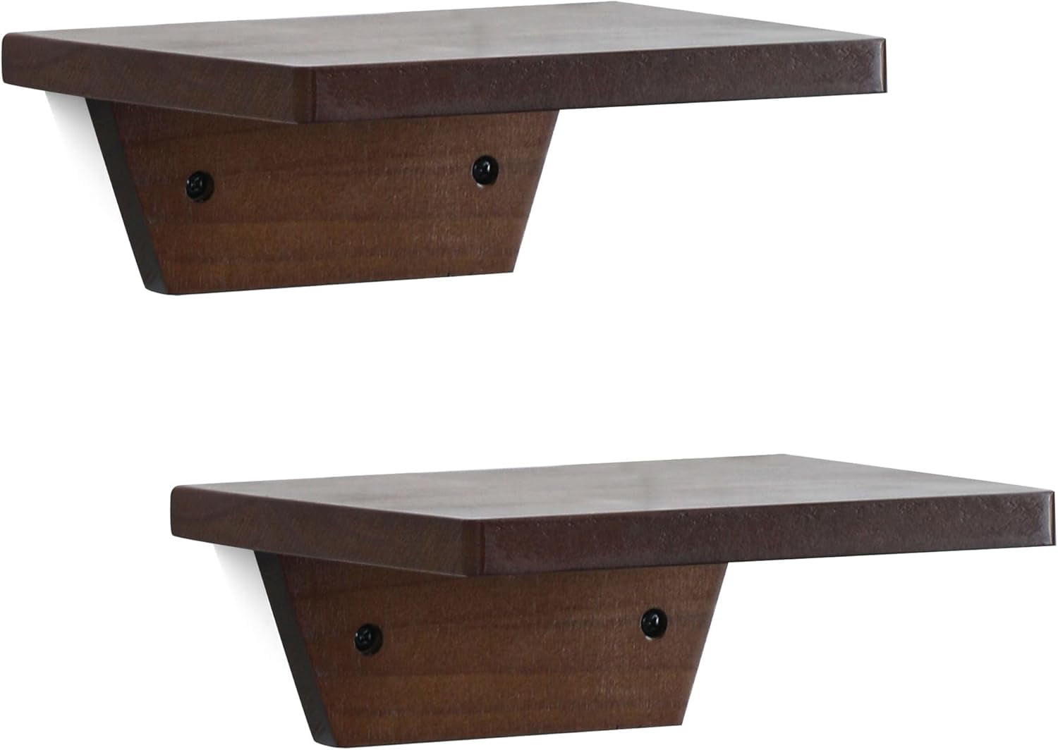 sasyxdc Small Floating Shelves Speaker Shelf Trapezoid Wall Shelf for Table Lamp Plants Display ...