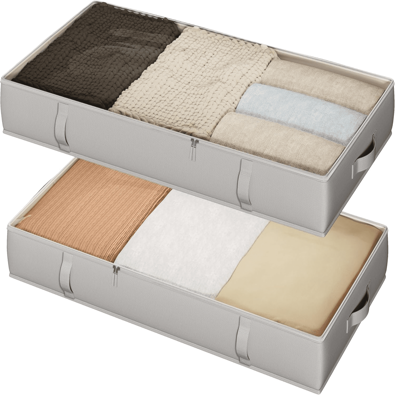 sasyxdc Under Bed Storage Containers Underbed Storage Bins with 6 ...