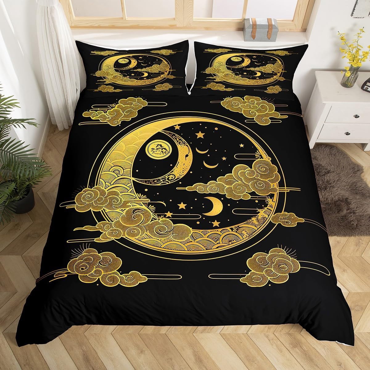 sasyxdc Wild Animals Bedding Set Safari Animals Print Comforter Cover ...