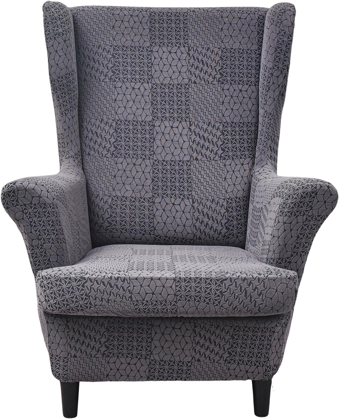 sasyxdc Wingback Chair Slipcover 2 Piece Wingback Chair Cover Spandex ...