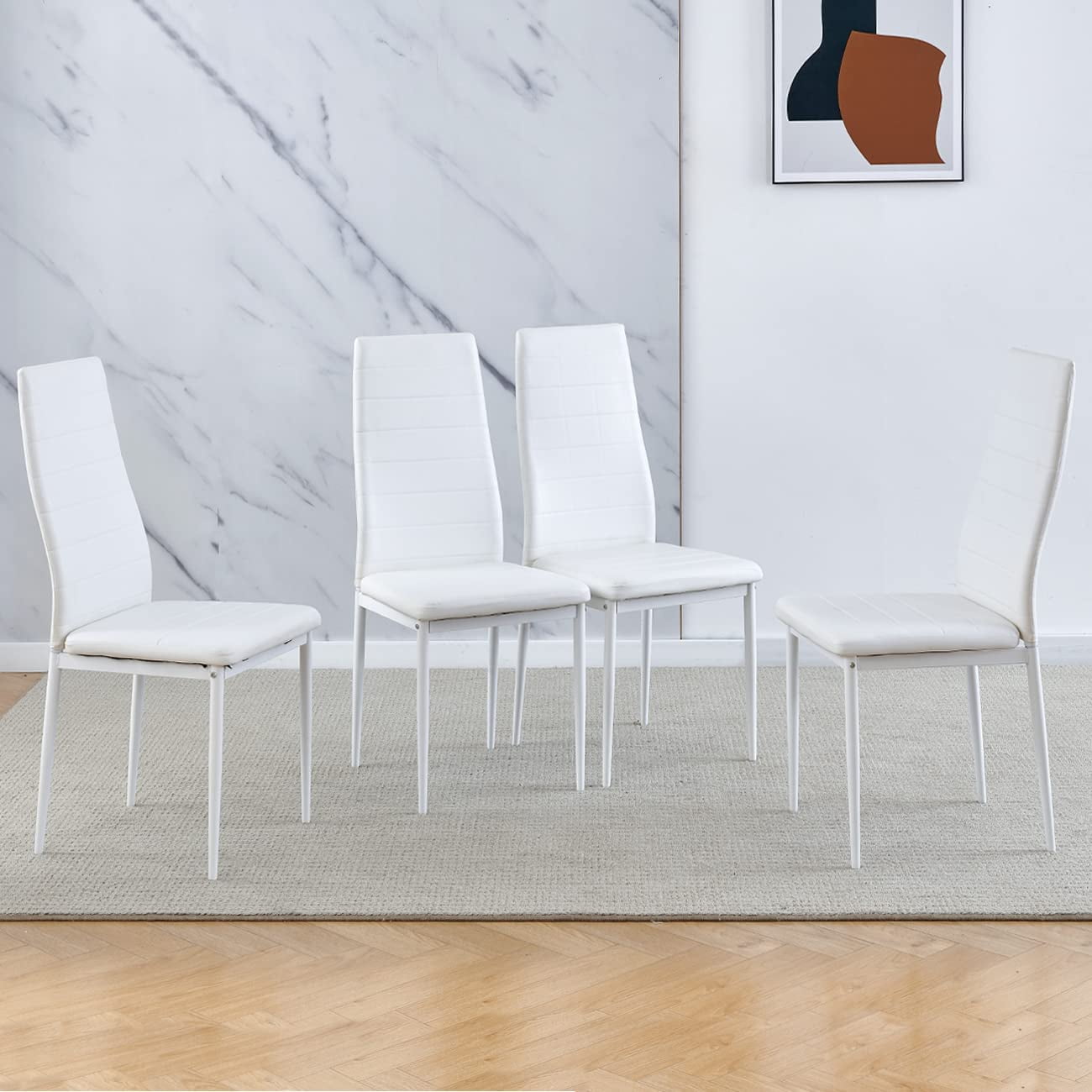 sasyxdc & Velvet Dining Room Chair Chairs with Upholstered Padded Seat ...