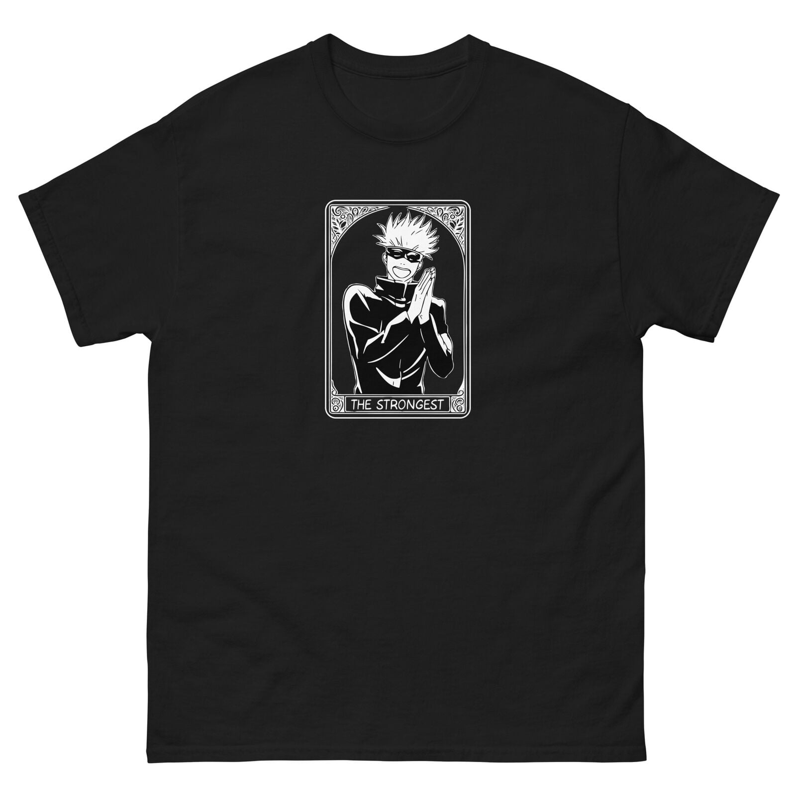 satoru gojo unisex jujutsu kaisen jjk tarot card oracle anime manga tee ...