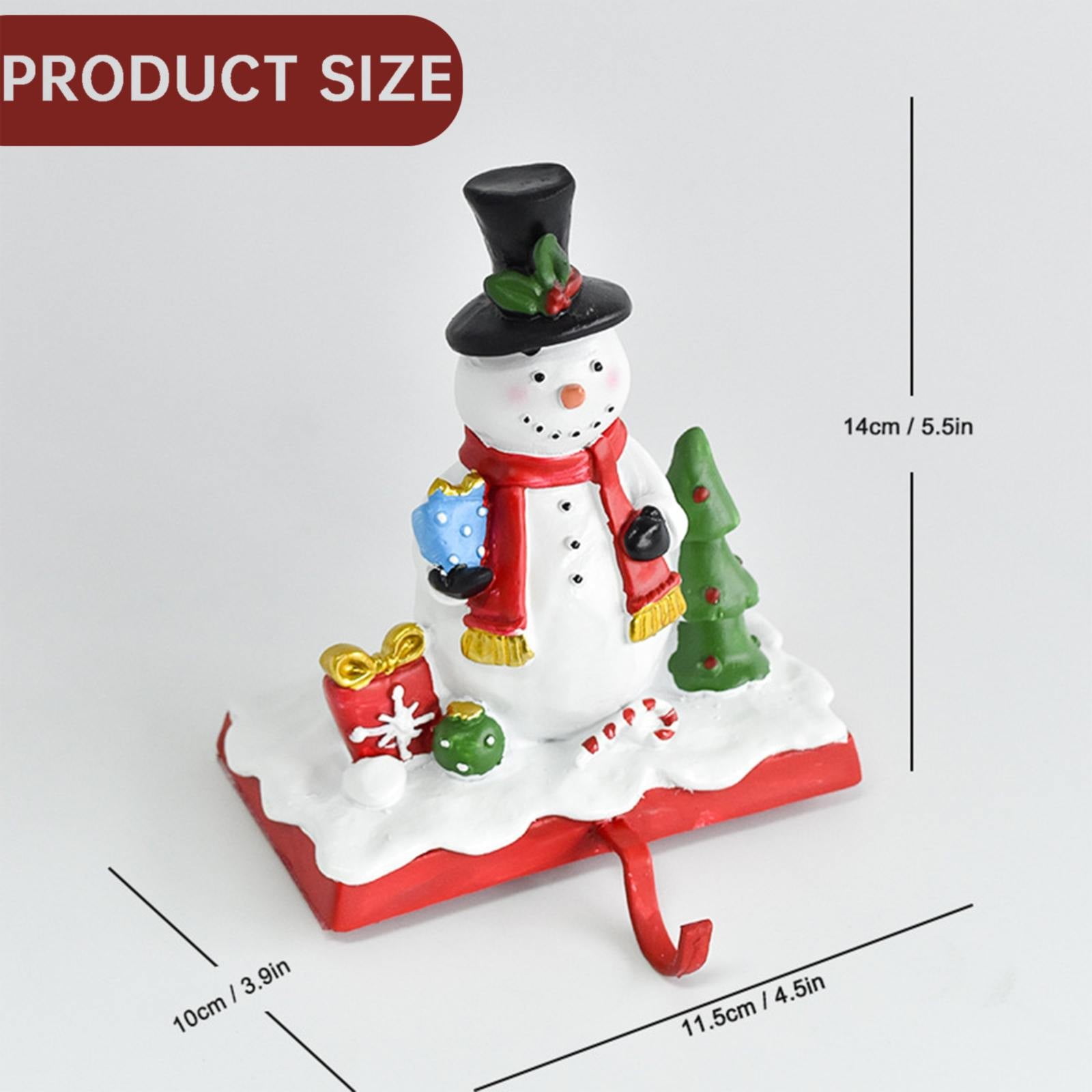 save money! Christmas Stocking Holders For Mantle: 3D Santa Snowman ...