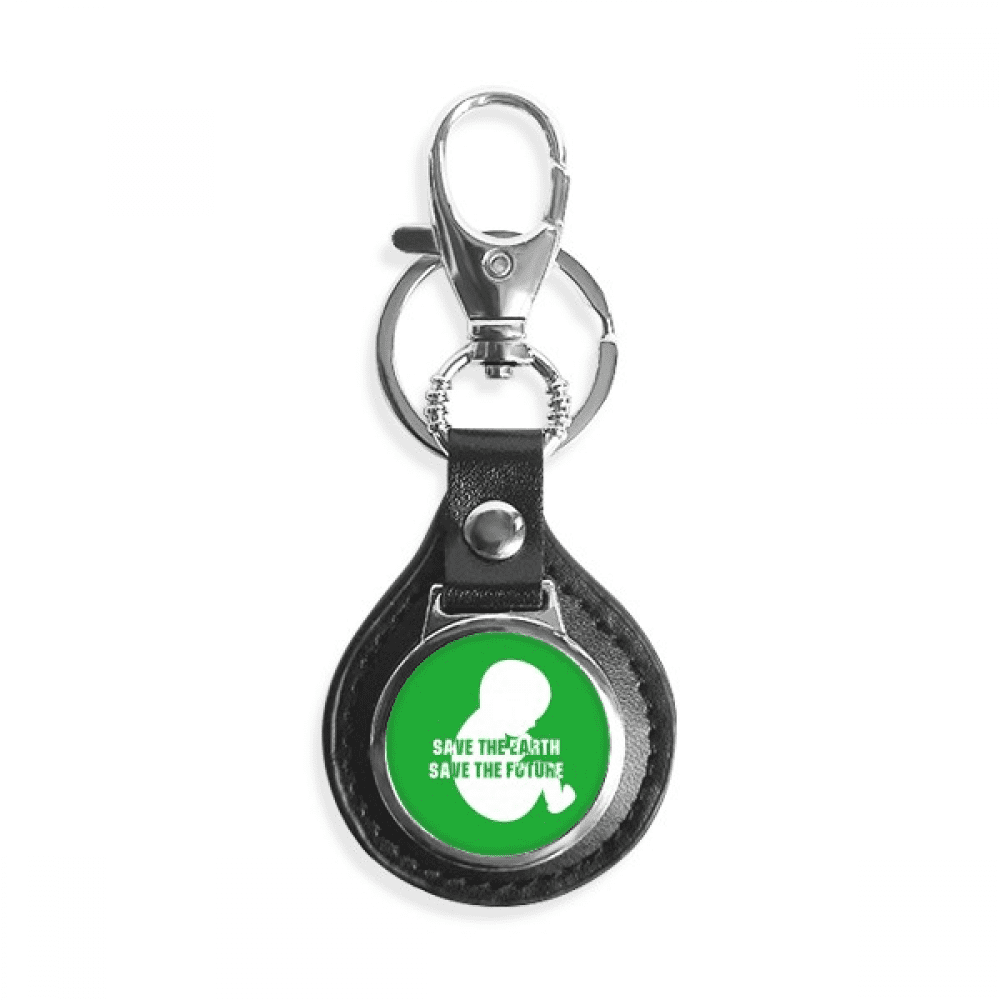 save the earth save the future key link chain keyholder finder hook ...