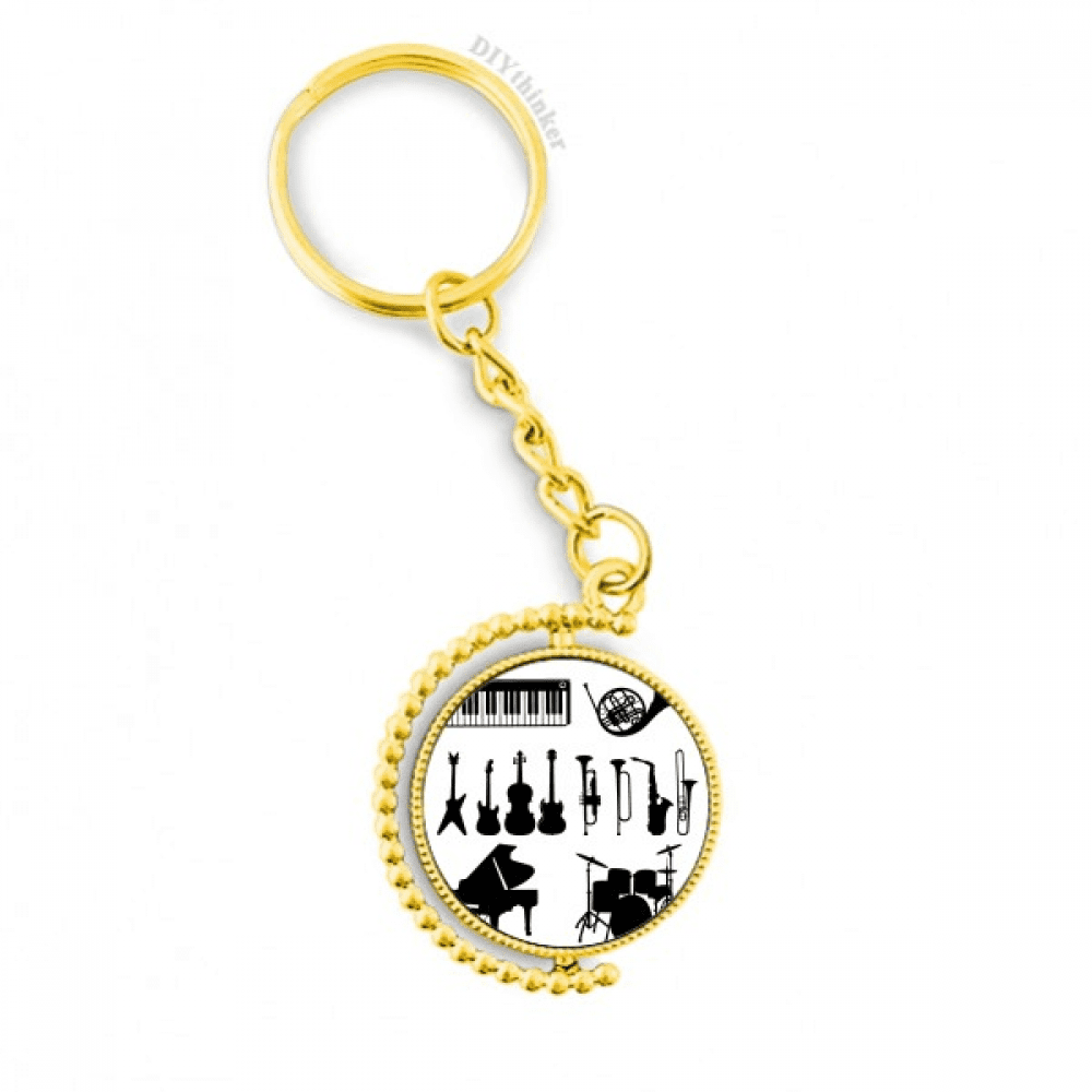 sax classical music listening combination metal connector key chain ...
