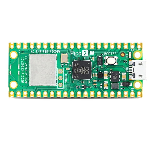 sb components Raspberry Pi Pico 2 W Powered by Raspberry Pi Pico RP2350 Microcontroller ...