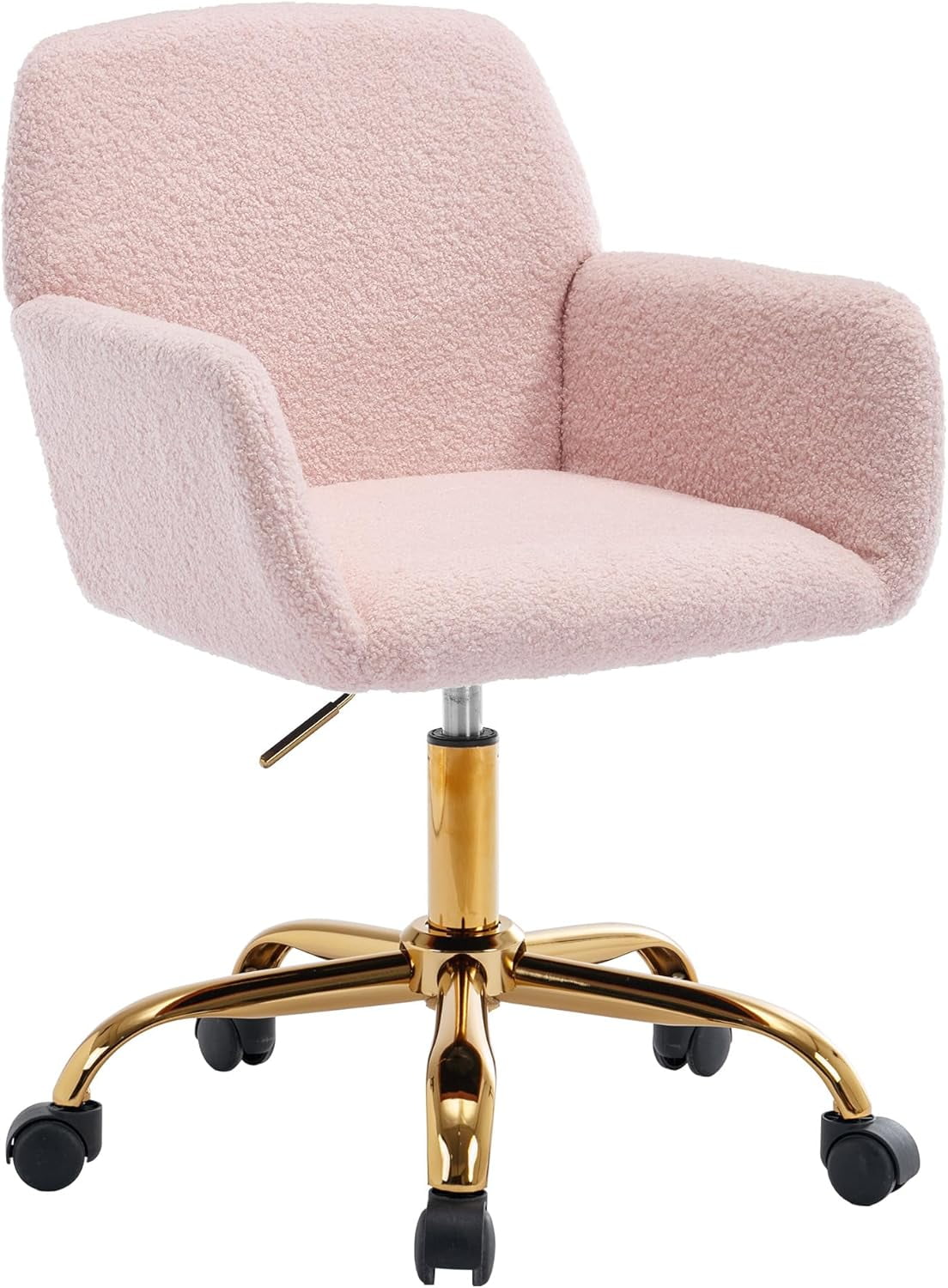 sbgunmni Faux Fur Office Desk Chair Comfy Fluffy Swivel Modern Leisure ...