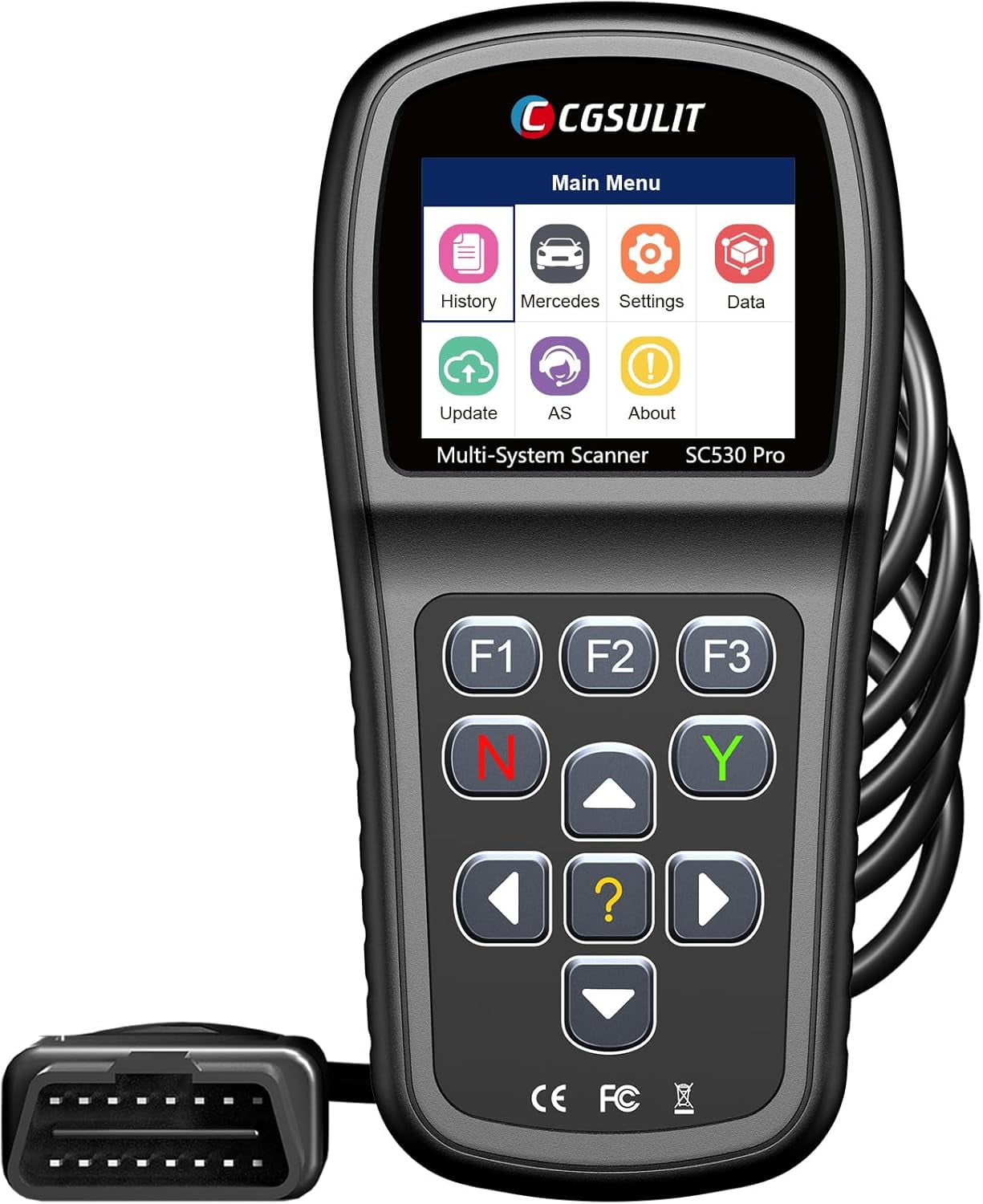 **sc530 pro obd2 scanner diagnostic scan tool for mercedes benz, 2025 ...