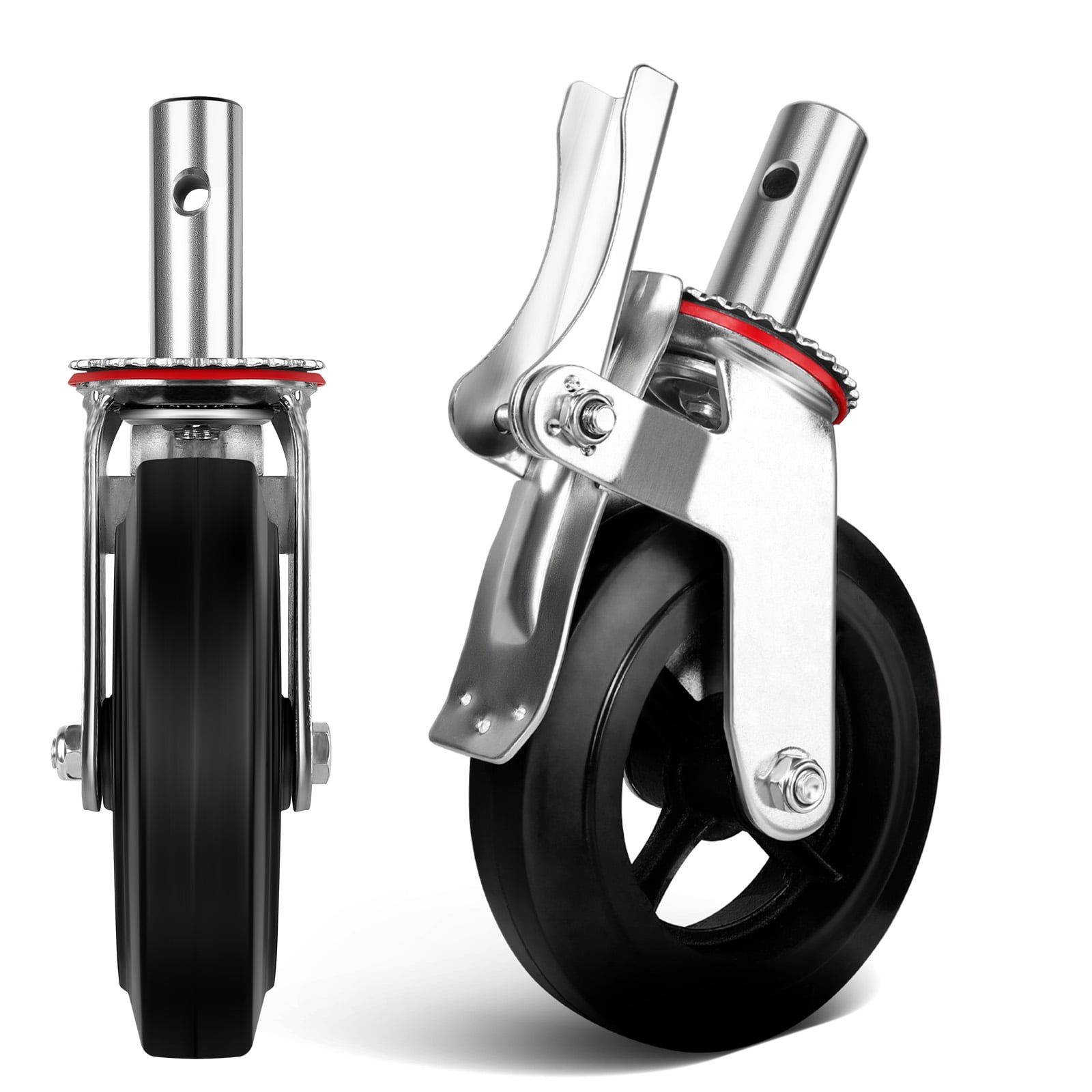 scaffolding wheels, 4 PCS Scaffolding Wheels Set with 1100 LBS Capacity ...