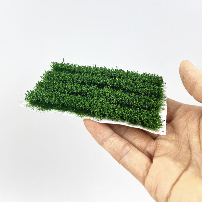 scale grass cluster wheat field farm plant railway scene model ...