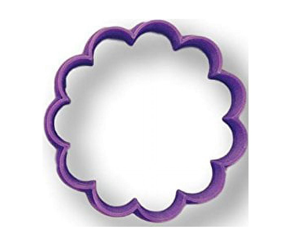 scalloped Round Cookie Cutter (4 Inch)- Fast Shipping - Sharp Edges ...
