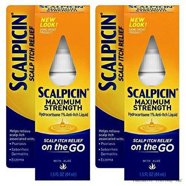 2 Pack - Scalpicin Max Strength Scalp Itch Medication 1.5 oz - Walmart.com
