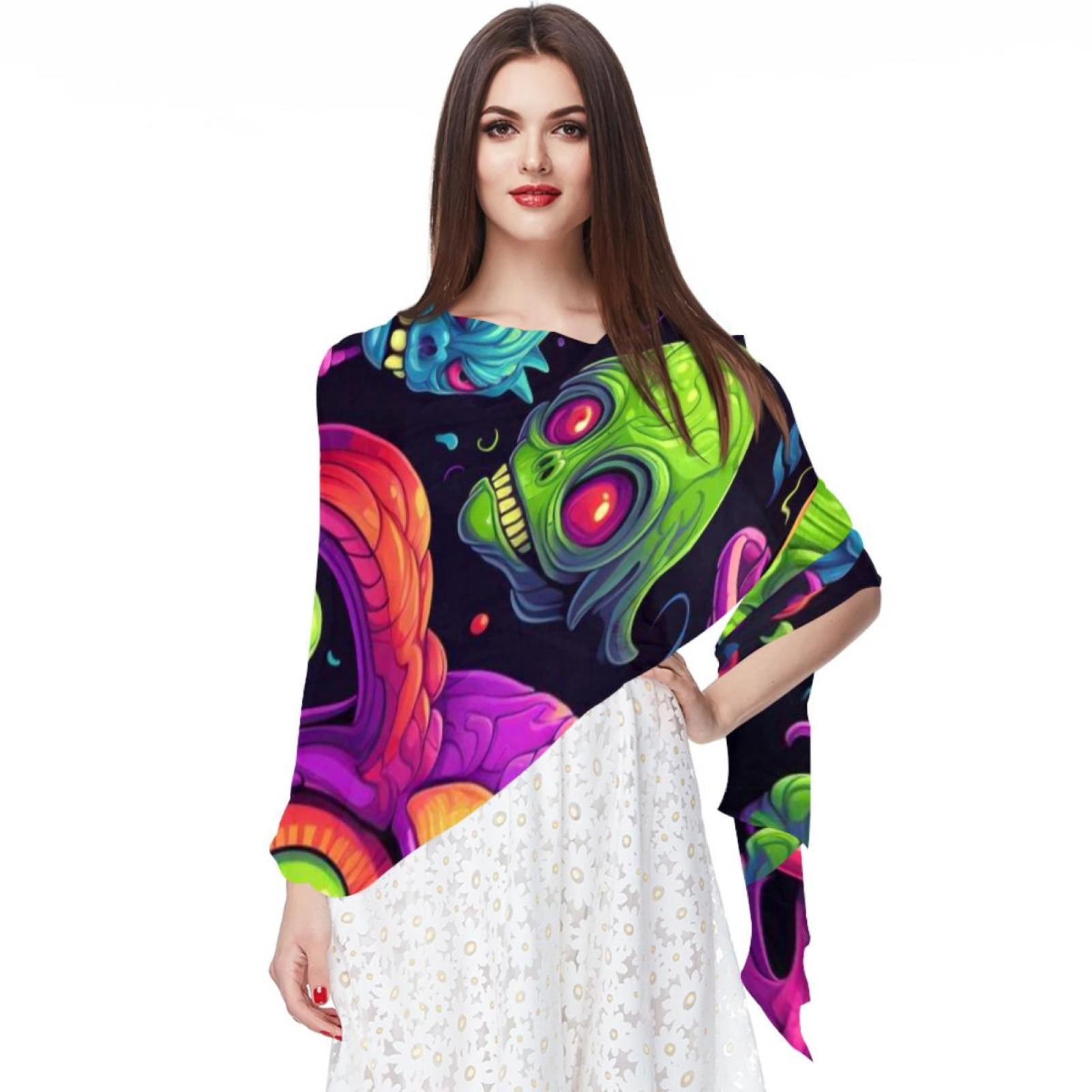 Alien Beautiful Translucent Chiffon Yarn Hair Scarf 180*73 (70.86*28 ...