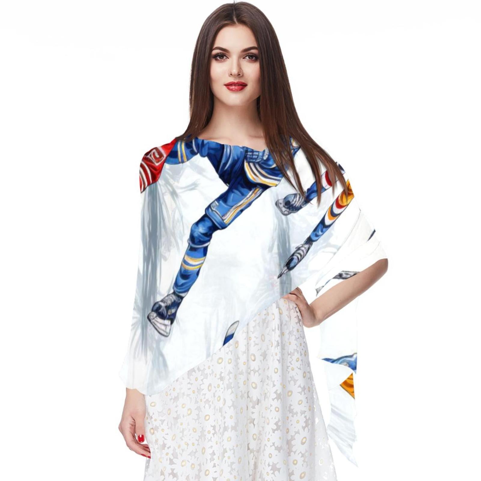 Ice Hockey Translucent Chiffon Yarn Silk Scarf - Light Breathable ...