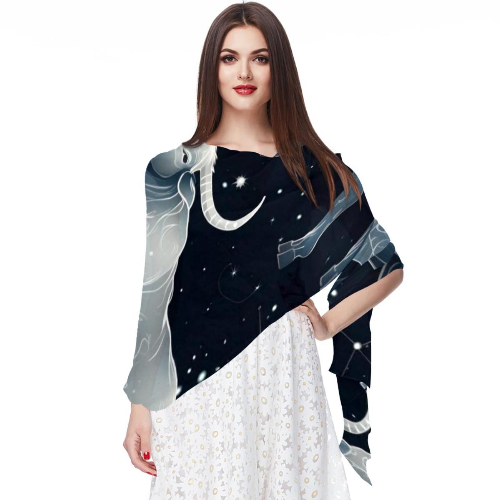 Taurus Constellation Chic Translucent Chiffon Hair Scarf | Lightweight ...