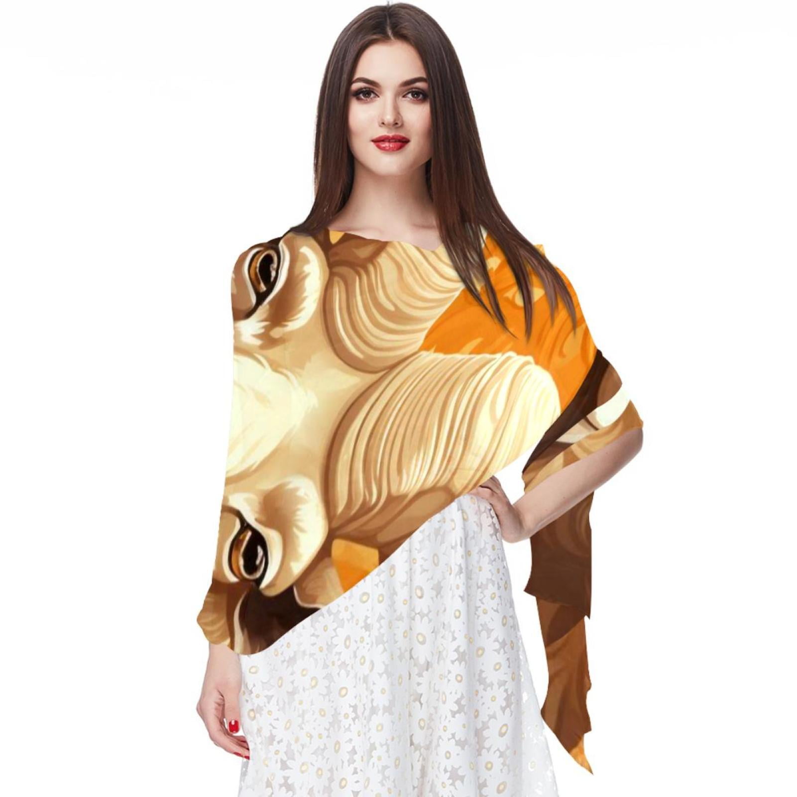 Aries Constellation Light and Breathable Chiffon Yarn Silk Scarf ...