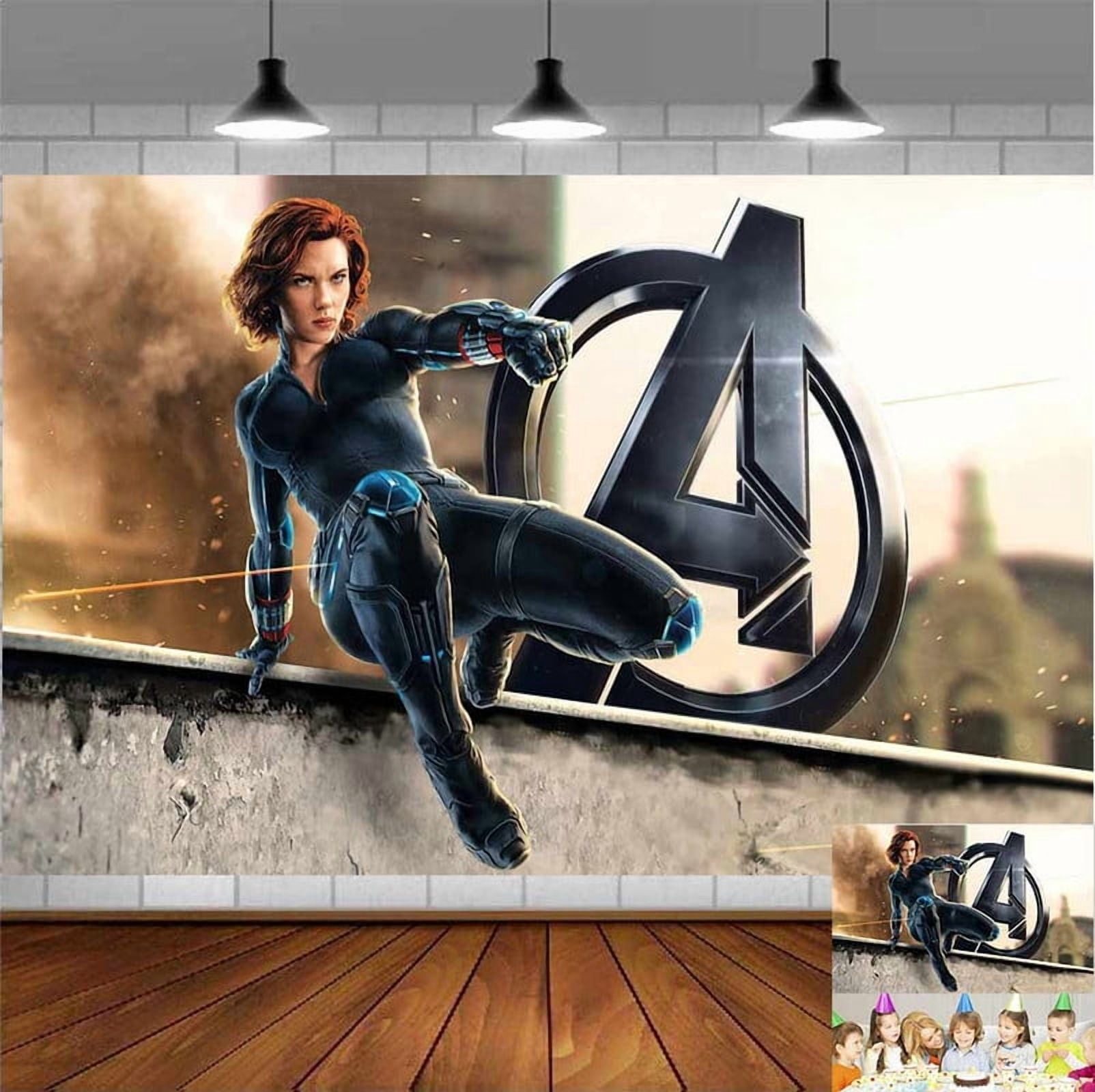 scarlett johansson avengers Backdrop Banner Party Supplies Poster Movie ...