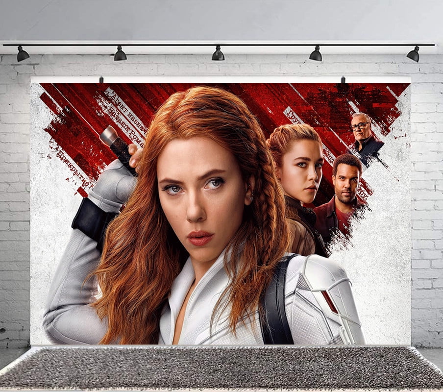 scarlett johansson black widow Backdrop Banner Party Supplies Poster ...