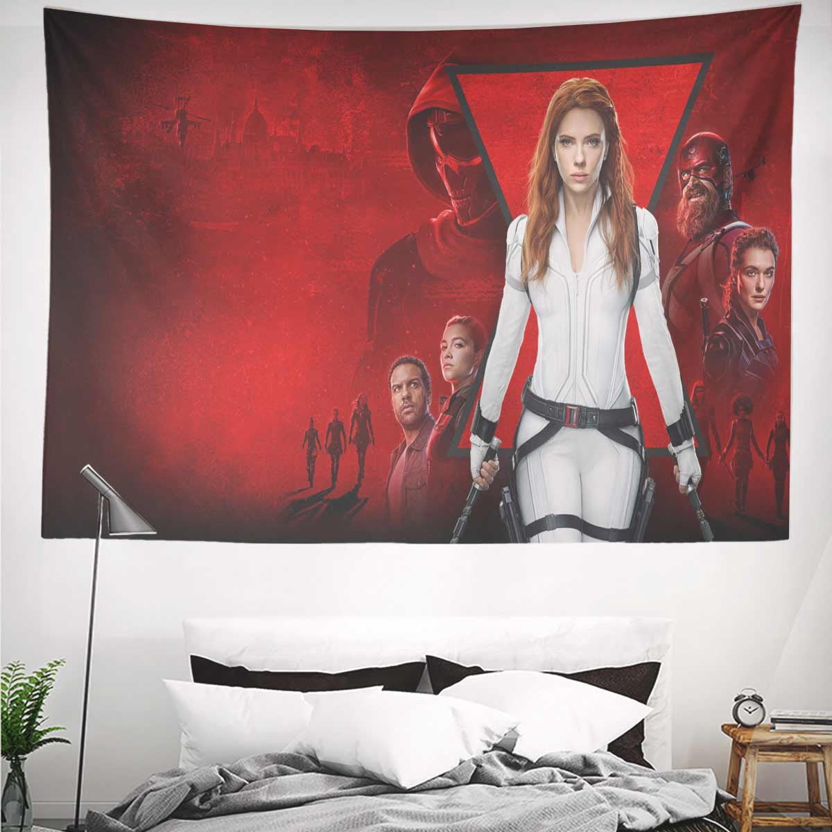 scarlett johansson black widow Tapestry Gift Wall Hanging Backdrop for ...