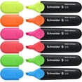 schneider job 150 highlighters - assorted colours (wallet of 6 ...