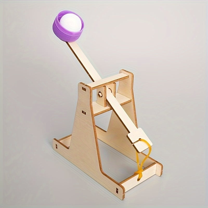 science and education toy, Handmade DIY Wooden Trebuchet Catapult ...