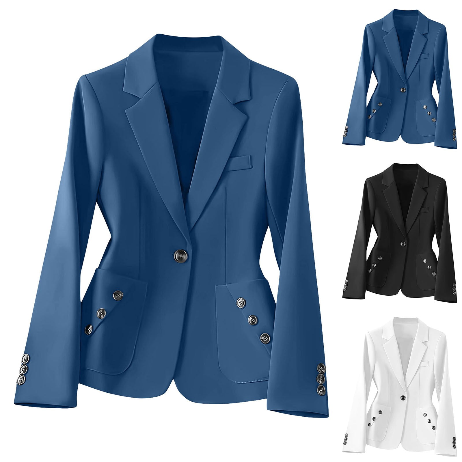 sckarle 2026 Spring Blazers for Women Business Casual Long Sleeve Suit ...