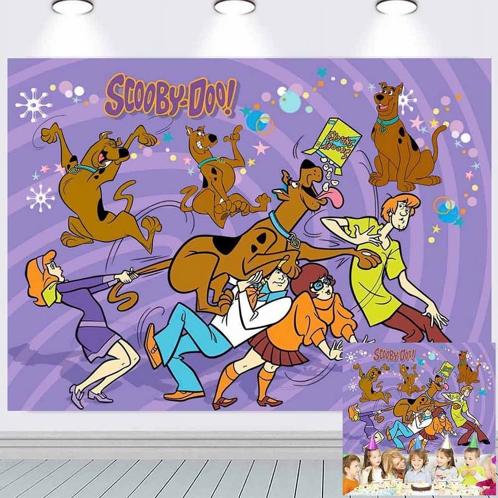 scooby doo Backdrop Banner Party Supplies Poster Movie Theme Background ...