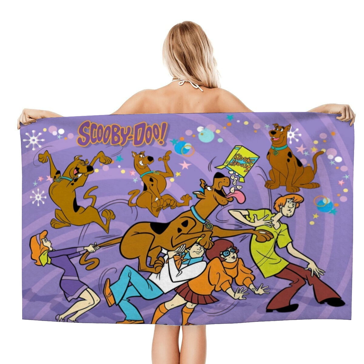 scooby doo Gifts Beach Towel for Women Girl Birthday Inspired Fan Bath ...