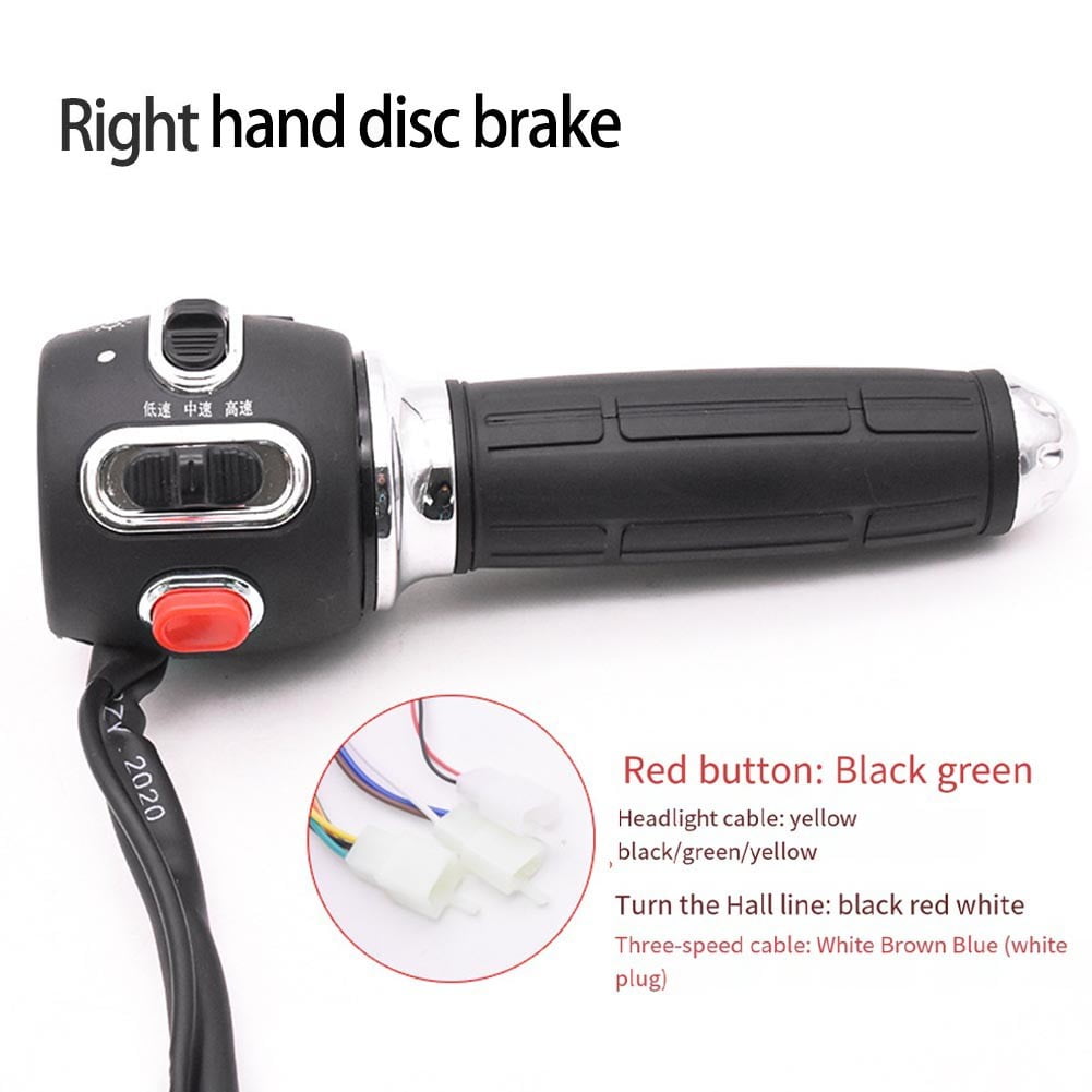 scooter Speed Throttle 12V-72V for ebike with Headlight turn signal ...