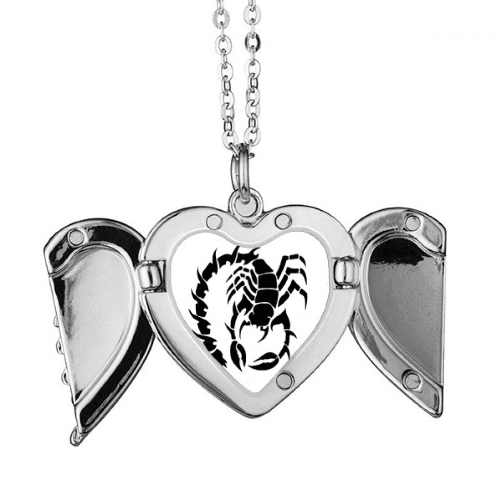 scorpion natural insect curling angel wings necklpendant fashion ...