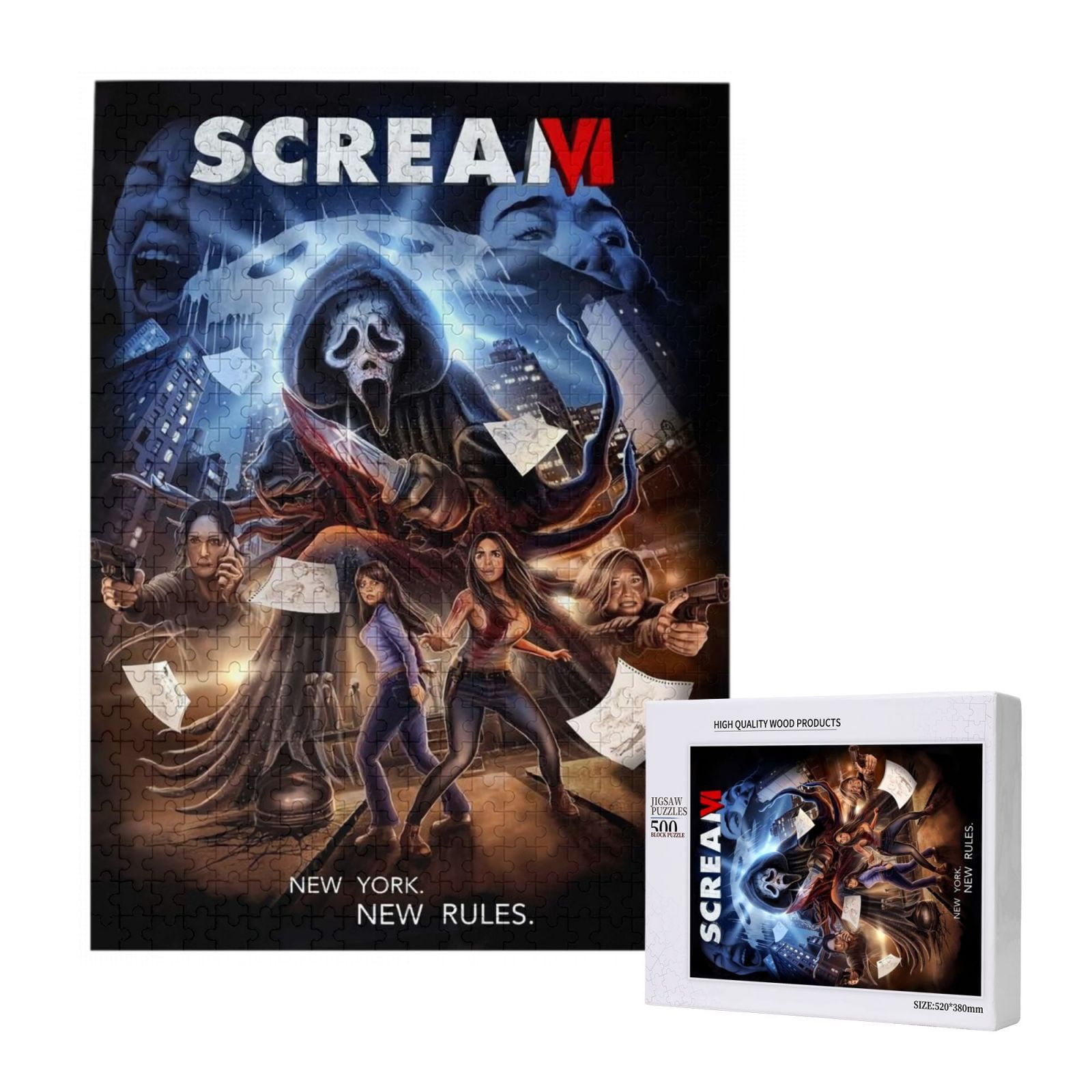 scream Jigsaw Puzzle Interactive Brain Teaser Board Game for Adults ...