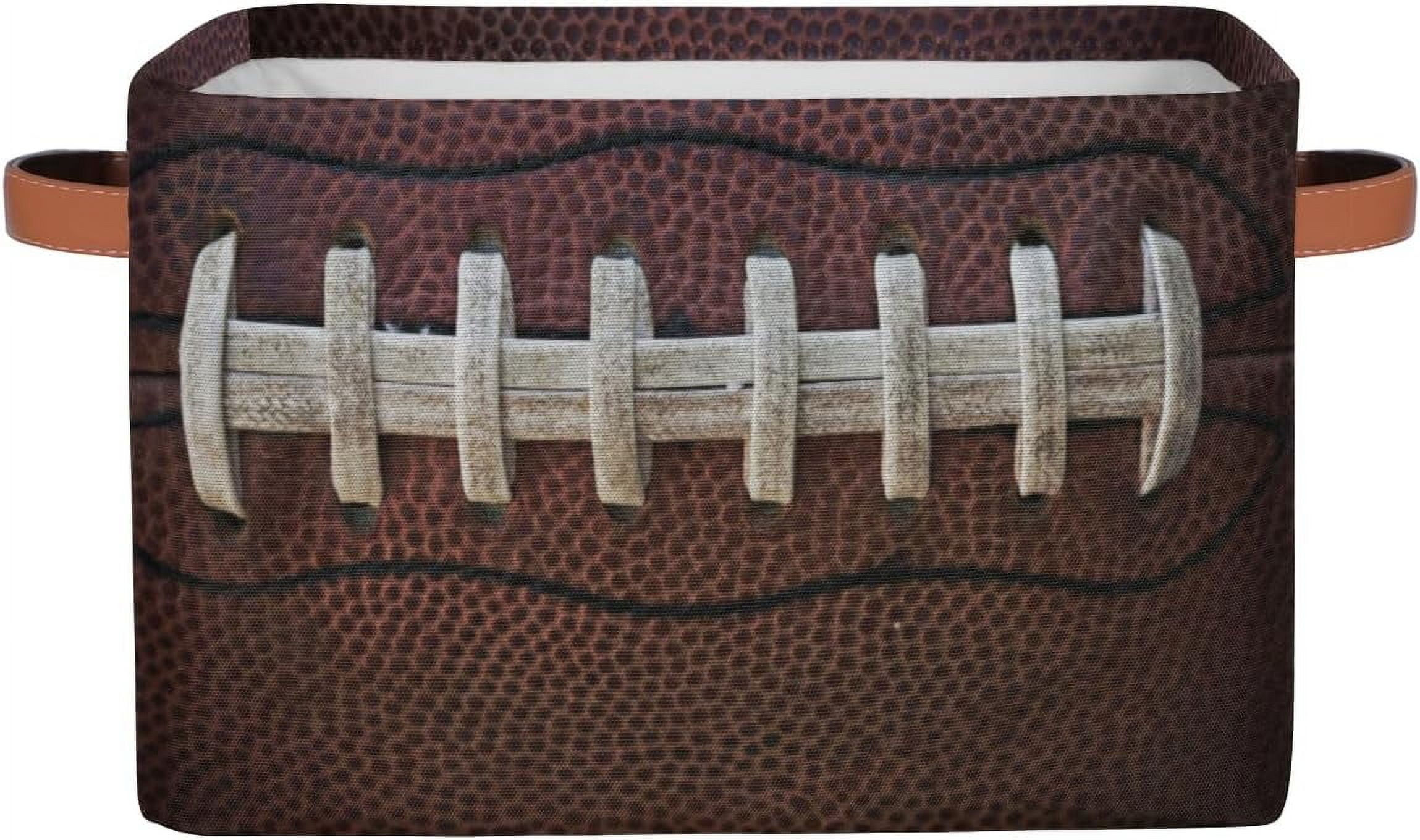 sdecl Black Baseball Storage Bin Basket Softball Large Toys Storage ...