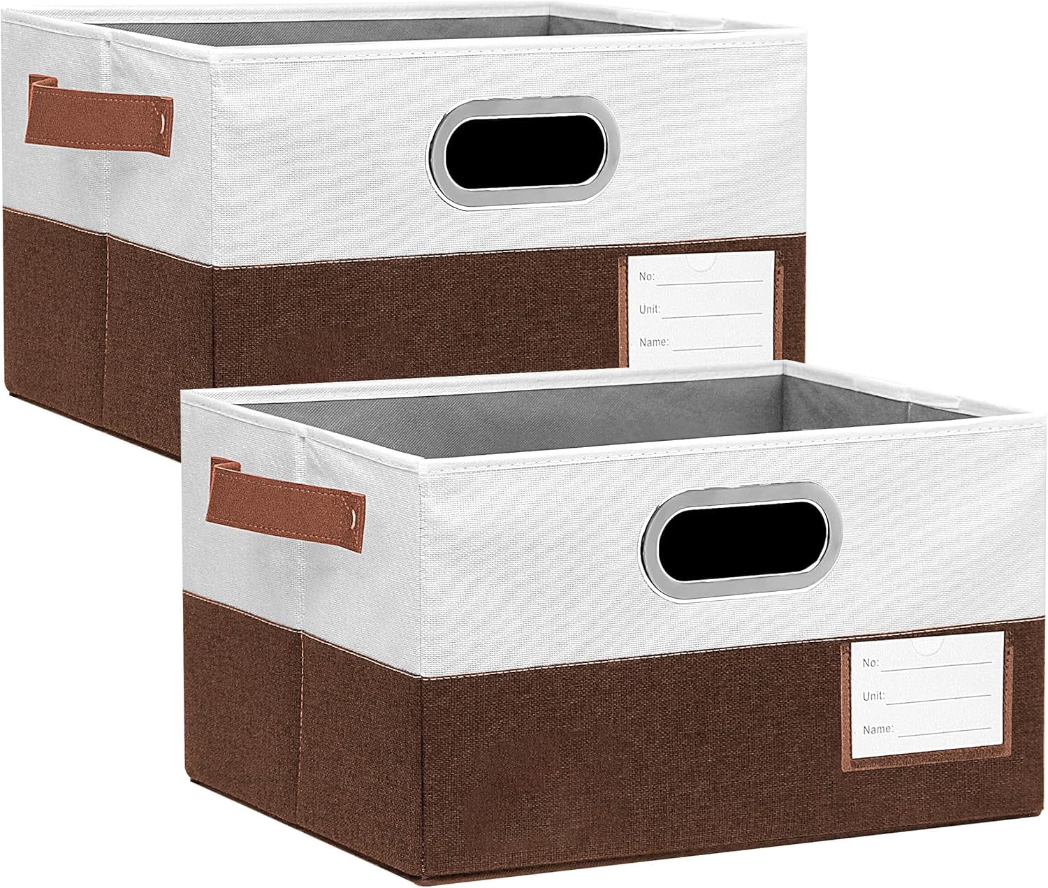 sdecl HCOCM Open Foldable Fabric Storage Boxes Collapsible Versatile ...